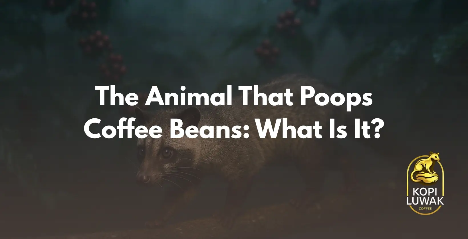 The Animal That Poops Coffee Beans: What Is It? - Kopiluwak.coffee