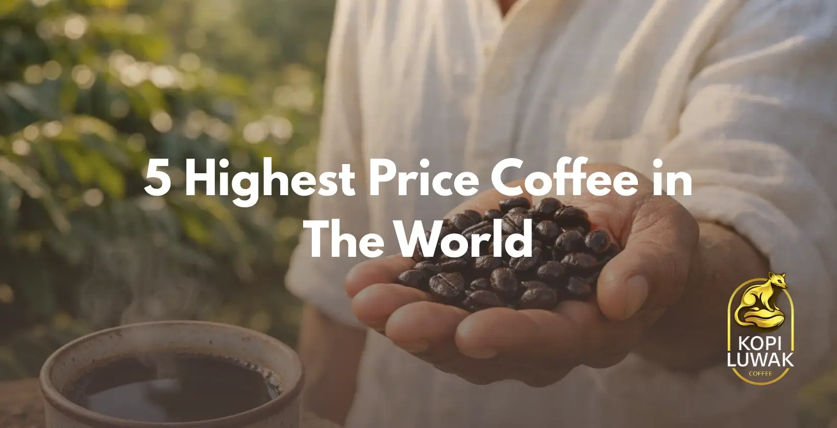 5 Highest Price Coffee in The World - Kopiluwak.coffee